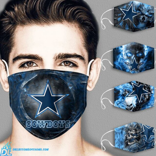 Dallas Cowboys Face Mask No35 - Dallas Cowboys Home