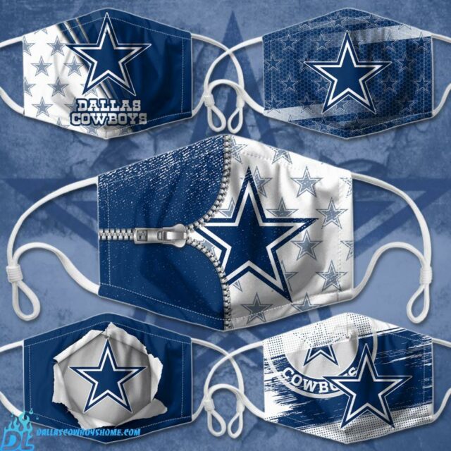 Dallas Cowboys Face Mask No45 - Dallas Cowboys Home